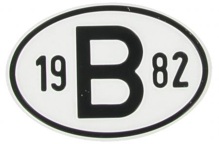 Belgien 1982 Kennzeichen - Original & Authentisch kaufen
